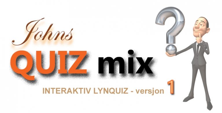 Interaktiv quiz - Mix 1 | John Steffensen
